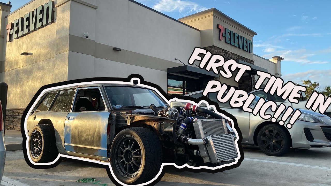 Bringing The V8 Swapped Toyota Corolla To Her First Car Meet!!!! - YouTube