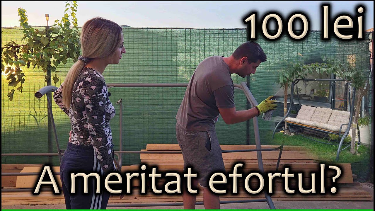 Balansoar vechi transformat în piesa de rezistență din grădină 🌿 | DIY ...