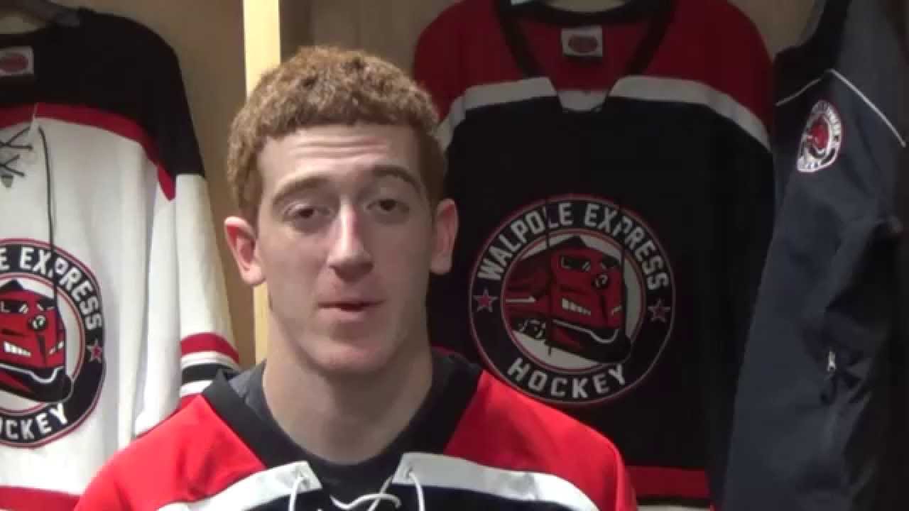 Aaron Forman | 2015-16 Walpole Express Hockey Bio - YouTube