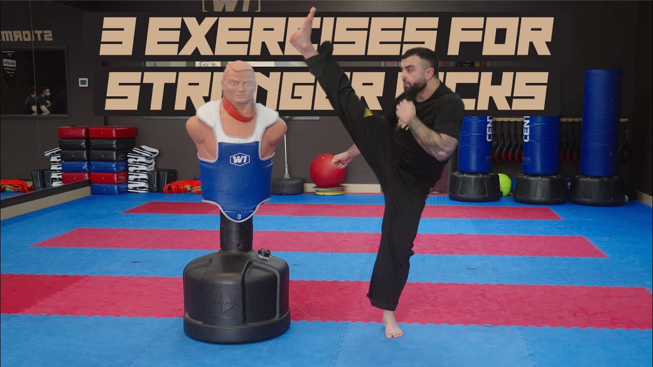 3 Exercises for Stronger Kicks | W1 Taekwondo - YouTube