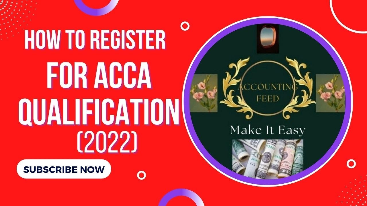 HOW TO REGISTER FOR ACCA QUALIFICATION (2022) #acca #accaglobal # ...
