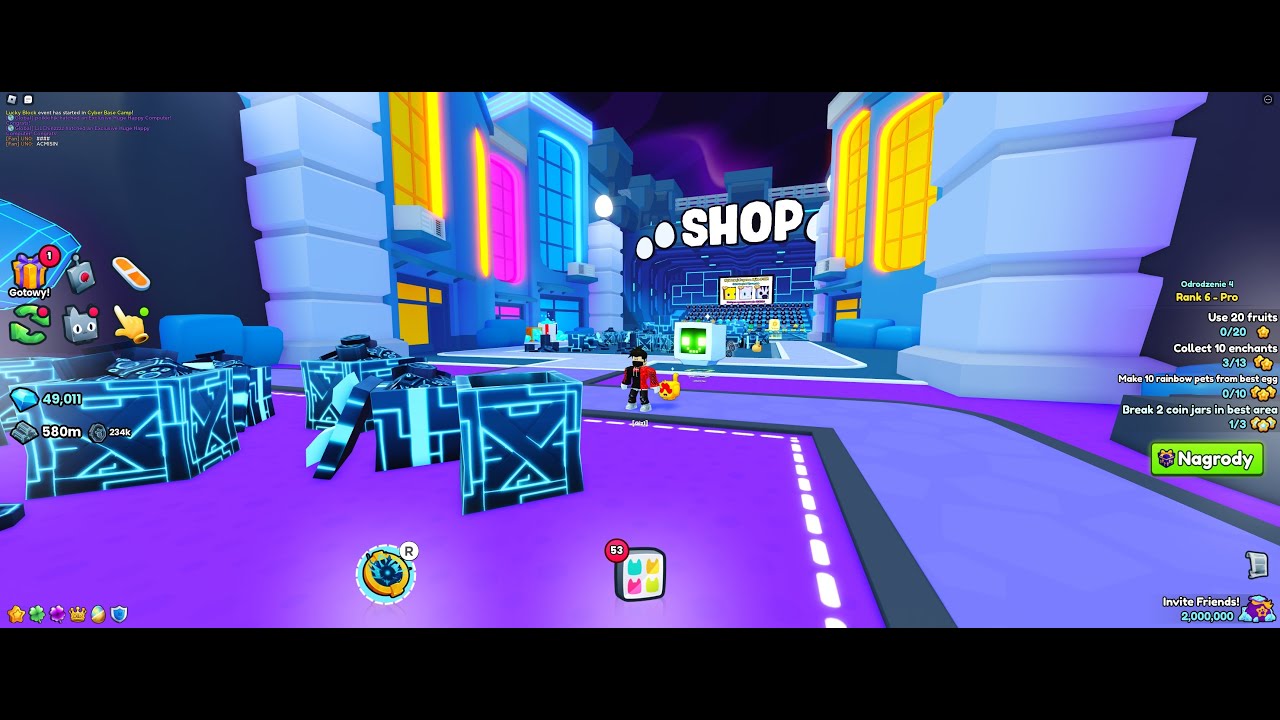 ZDOBYŁEM HUGE HAPPY COMPUTER...(Pet simulator99). - YouTube