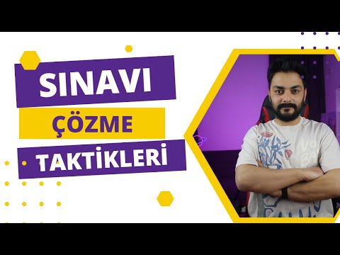 SINAV ÇÖZME TAKTİKLERİ STRATEJİLER VE NET YÜKSELTME