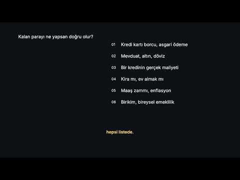 Maaş Günü’nde ne yapıyorum?