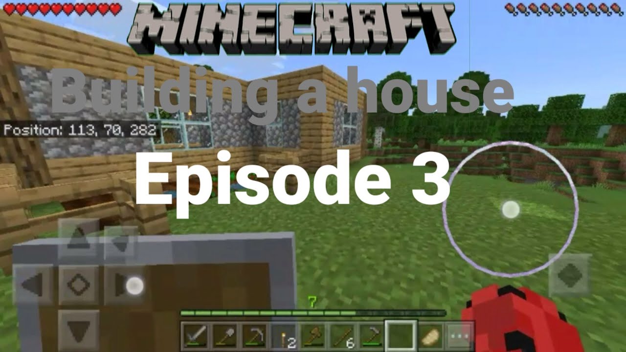 Minecraft but has dumb edit but only few||Episode 3||Building a house ...