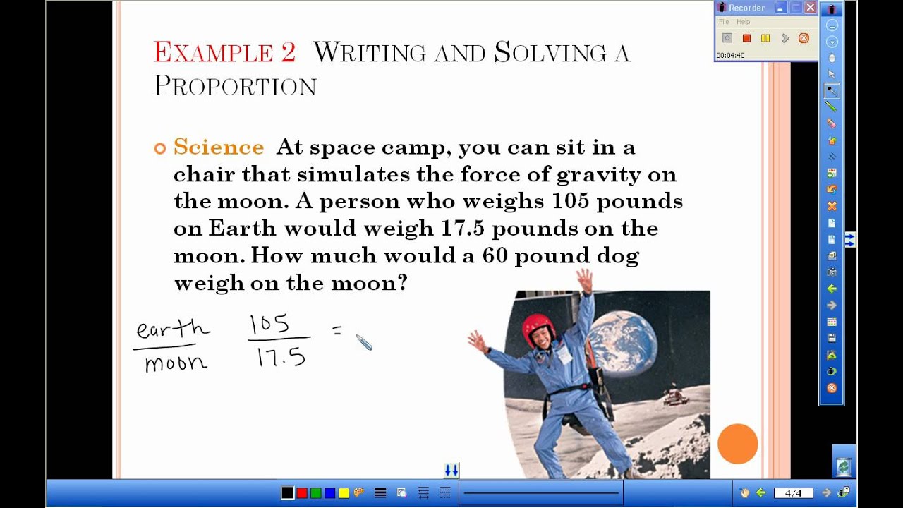 Ratios and Proportions Lesson 5 Solving Proportions Using Cross ...