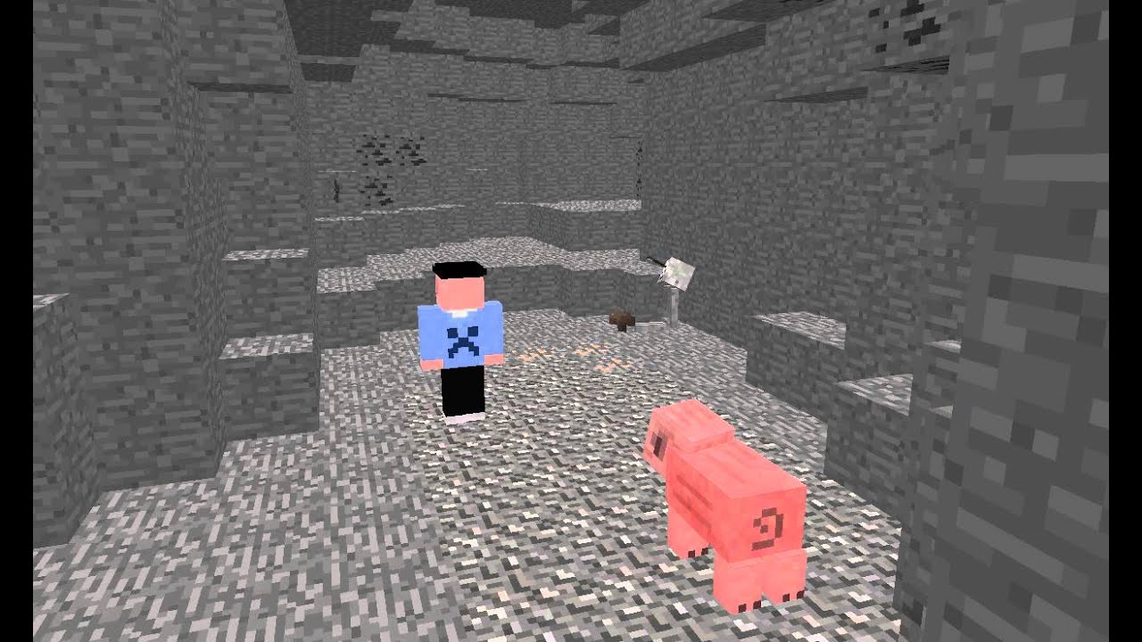 minecraft cave animation 1 - YouTube
