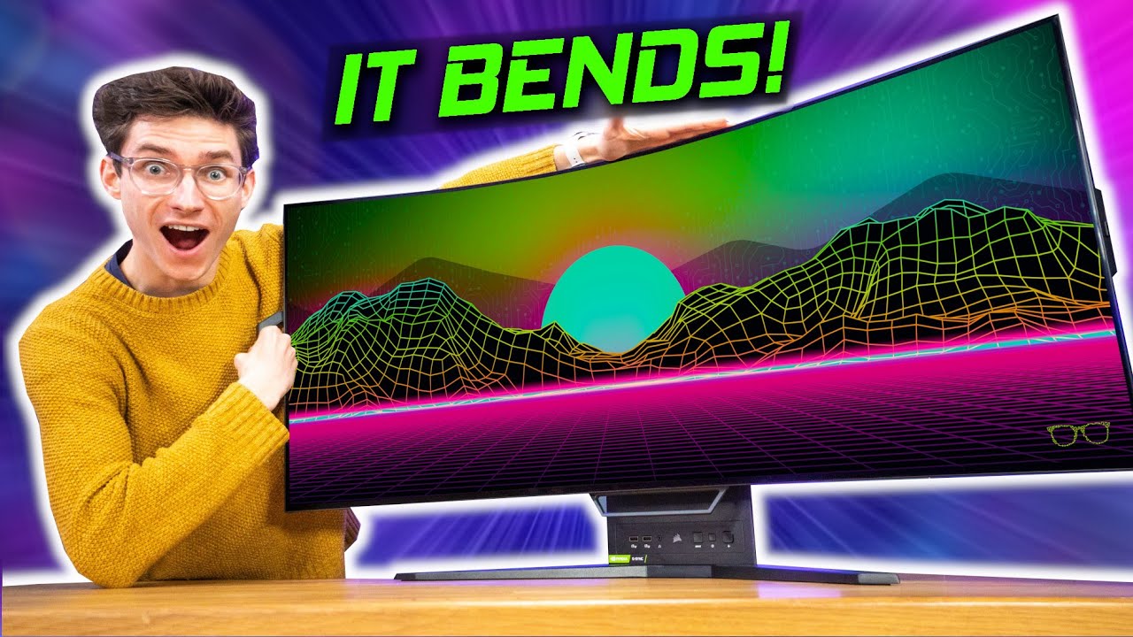 The 240Hz BENDABLE OLED Gaming Monitor! 😍 | Corsair Xeneon Flex Review ...