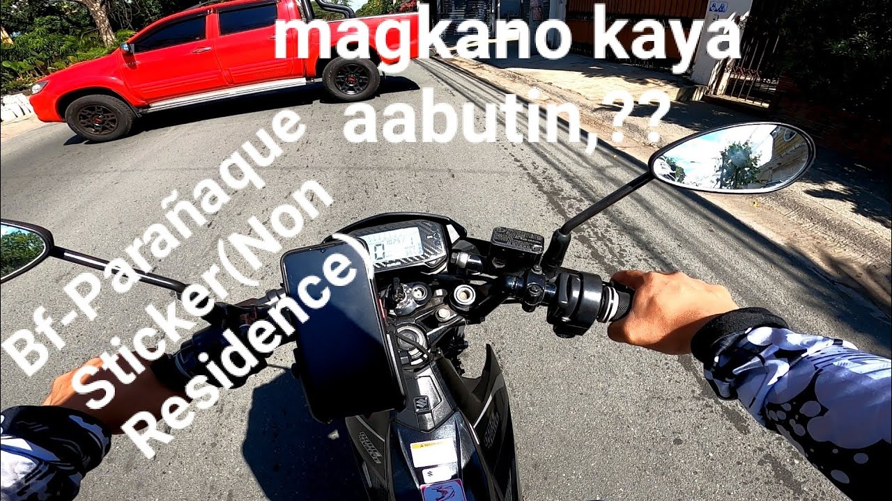 Bf-Paranaque Sticker (non residence) - YouTube