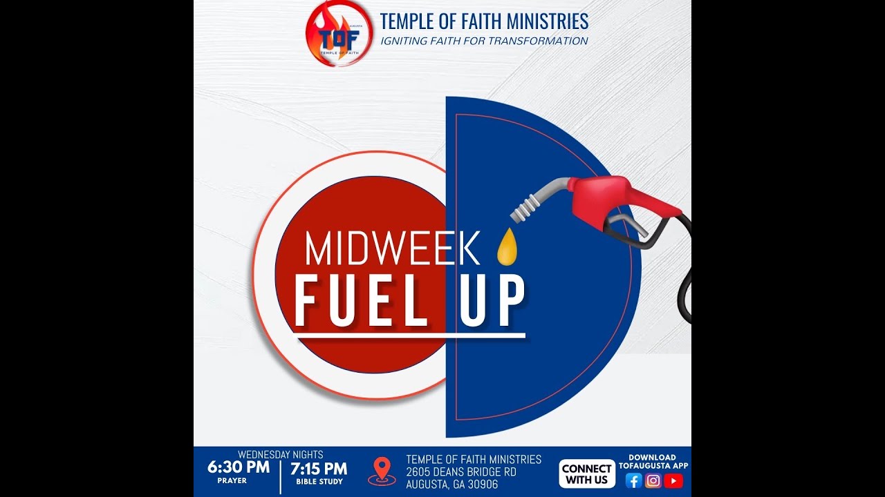 Midweek Fuel Up: Prayer & Bible Study Live from #TOFAugusta - YouTube