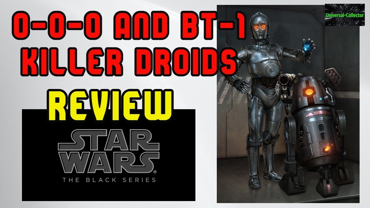 Star Wars The Black Series Droids Triple Zero 0-0-0 and BT-1 6 inch ...