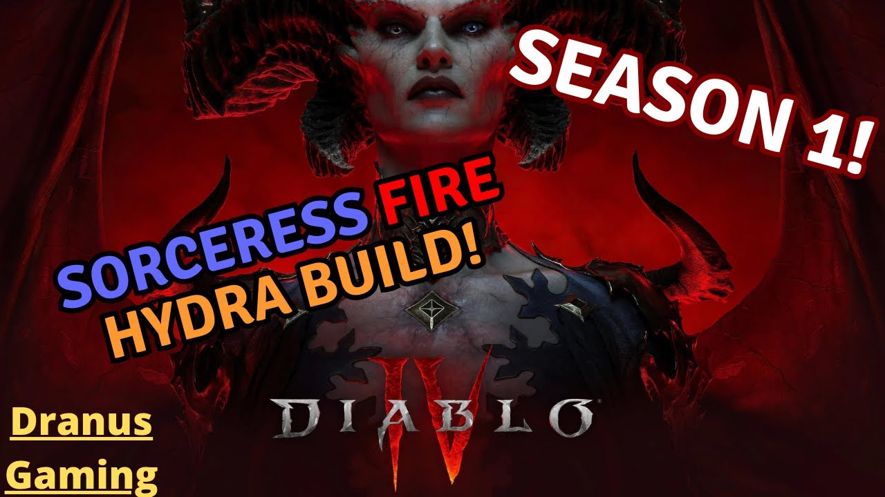 Diablo IV - Season 1 Sorceress Burning Fire Hydra Build! [2023] - YouTube