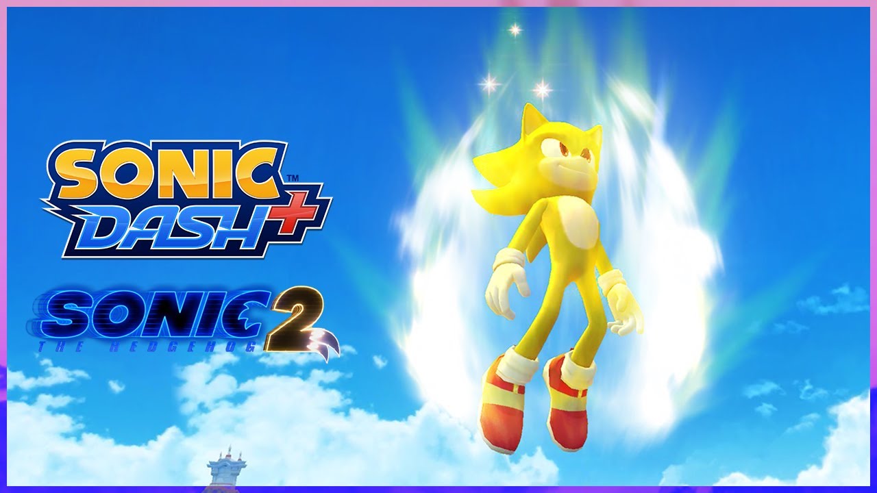 Movie Super Sonic Gameplay | Sonic Dash+ Sonic Movie 2 Event - YouTube