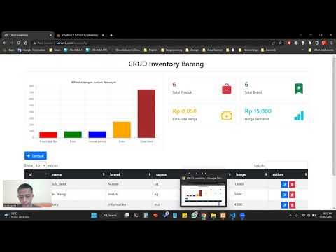 203110026_FANI ANGGITA | Web Service Soap+AJAX+Jquery+Bootstrap [CRUD Inventory Barang] - YouTube