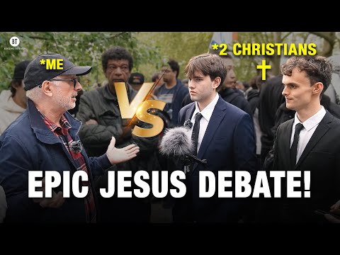 Epic Jesus Debate: 2 Catholics vs. Me at Speakers' Corner!