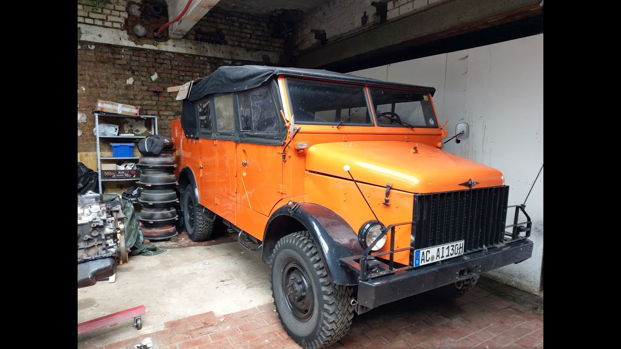 Borgward B2000 A/O 0,75t gl. Umbau auf Dieselmotor OM 617 - Teil 2 ...