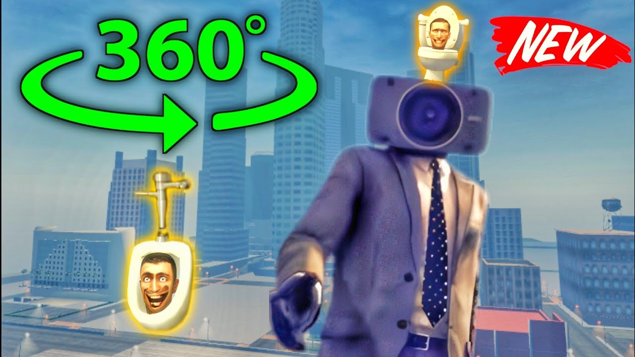 Skibidi Toilet Camera Man Finding Challenge But it's 360 degree video ...