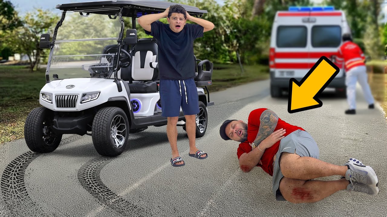 MY GOLF CART INCIDENT… - YouTube