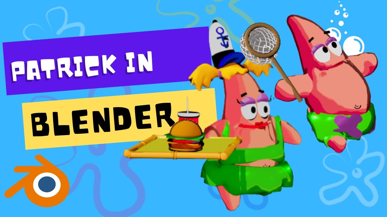 Making of Patrick Star in Blender - YouTube