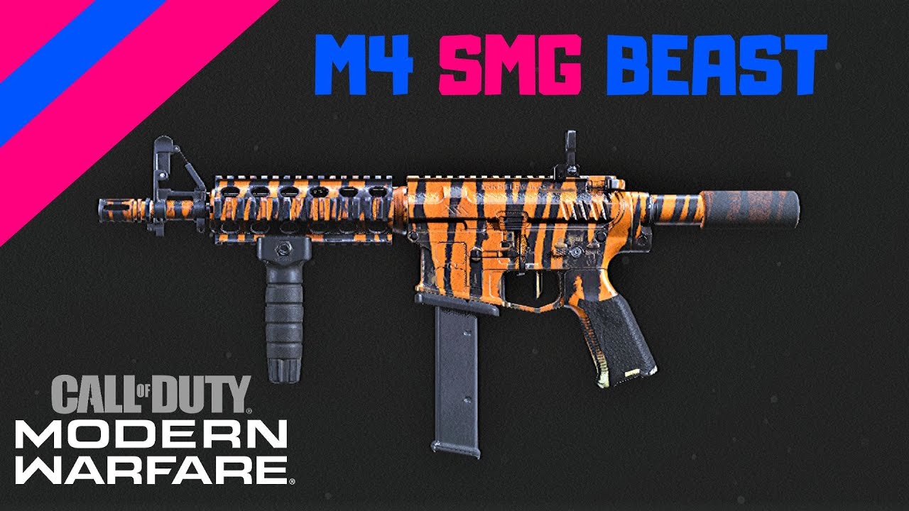 MODERN WARFARE M4 SMG BUILD (COLT 9MM) - YouTube