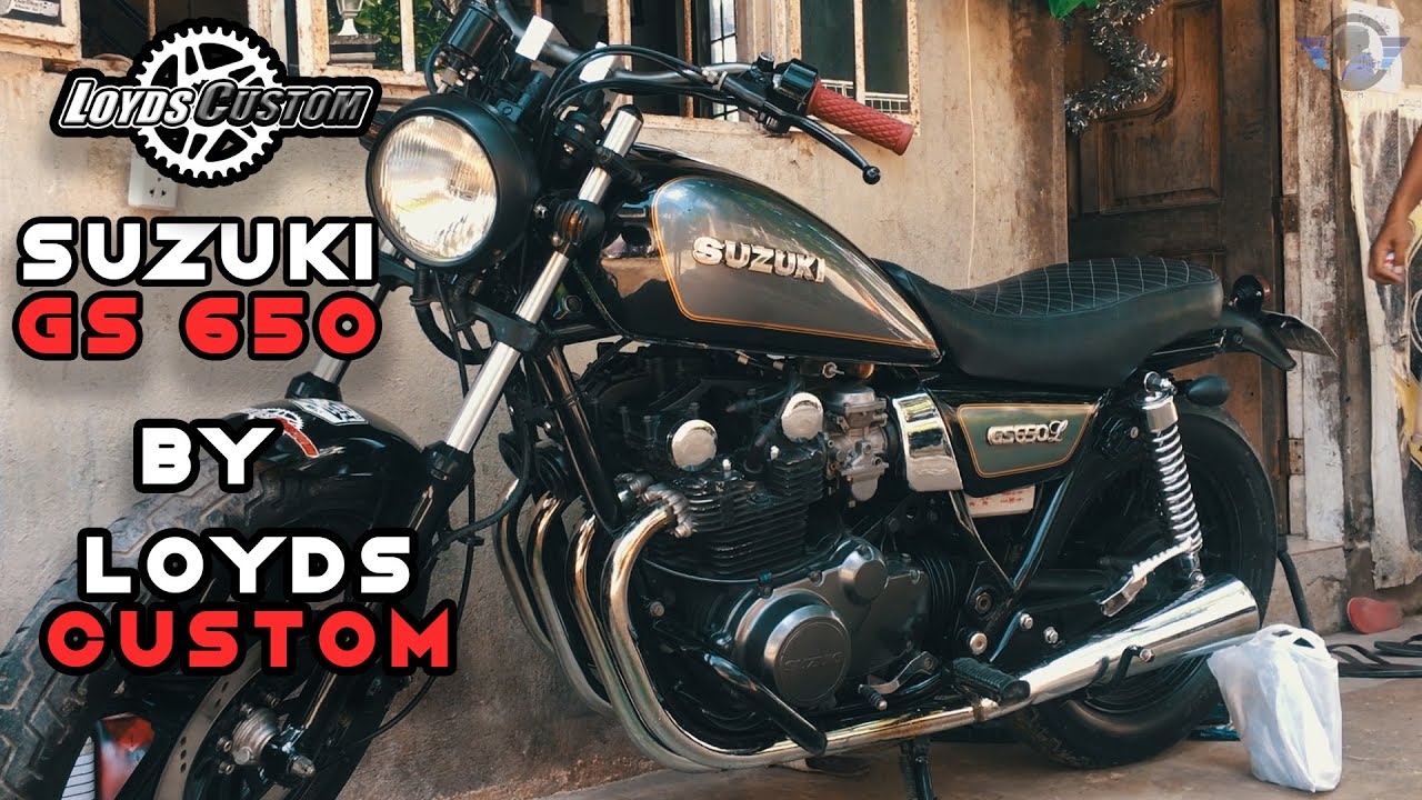 SUZUKI GS 650cc by Loyds Custom - YouTube
