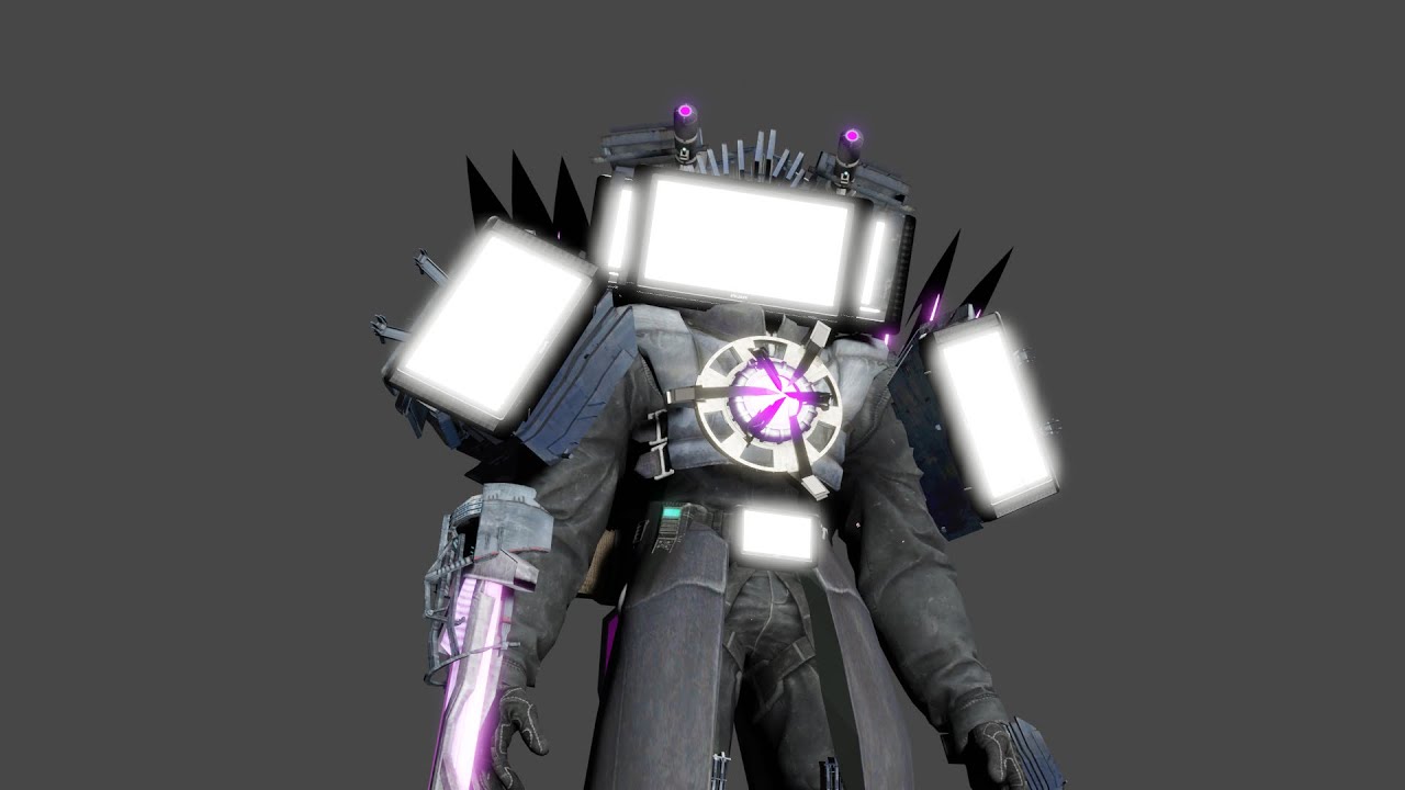 Upgraded Titan TvMan Sword test - YouTube