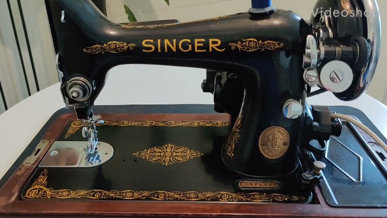 Vintage Singer 99 ( 99K ) Knee Bar Lever, Semi industrial Heavy Duty ...