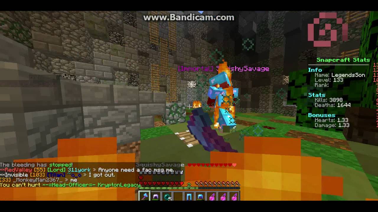 SnapCraft Factions Ep.8 Diamond PvP/Gapples - YouTube