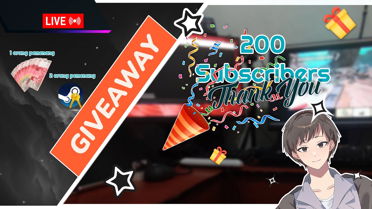 【GIVEAWAY】Thank you Everyone For Supporting My channel ! 【ID / Vtuber ...