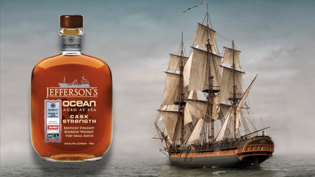 Jefferson's Ocean Aged Cask Strength Kentucky Straight Bourbon Whiskey ...