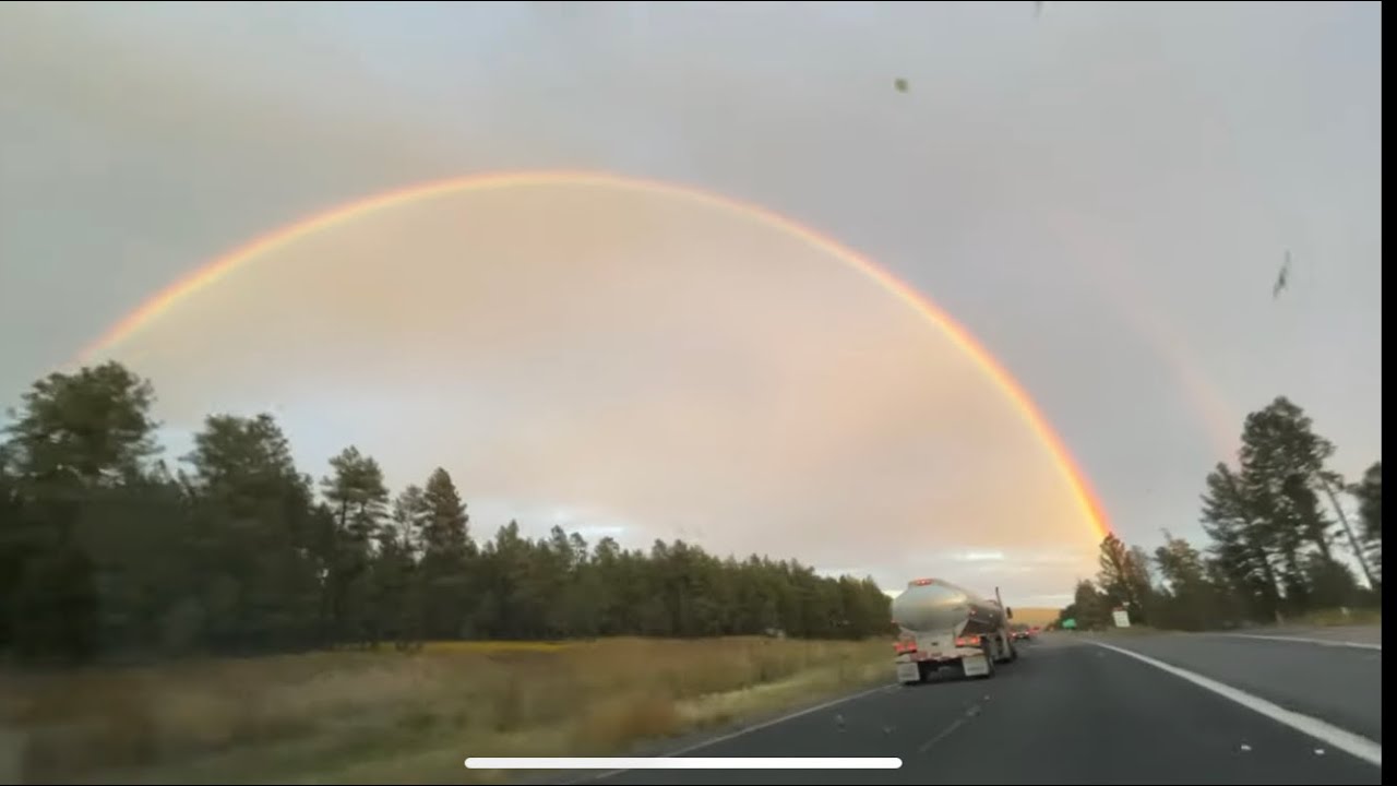 Most Spectacular Double RAINBOW in Arizona - YouTube