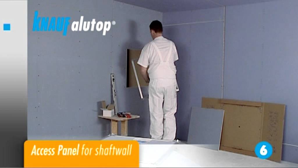 Монтаж ревизионных люков KNAUF alutop® - YouTube