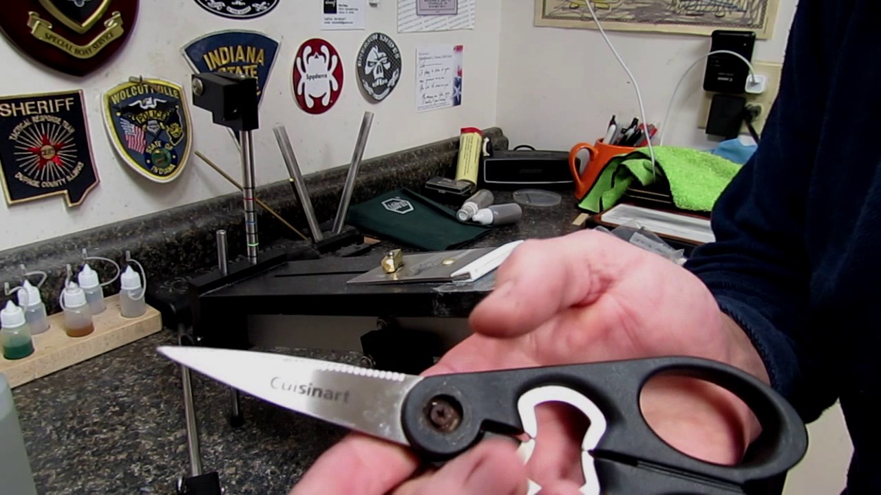 Edgepro Scissor / Chisel Attachment Review: Outstanding! - YouTube