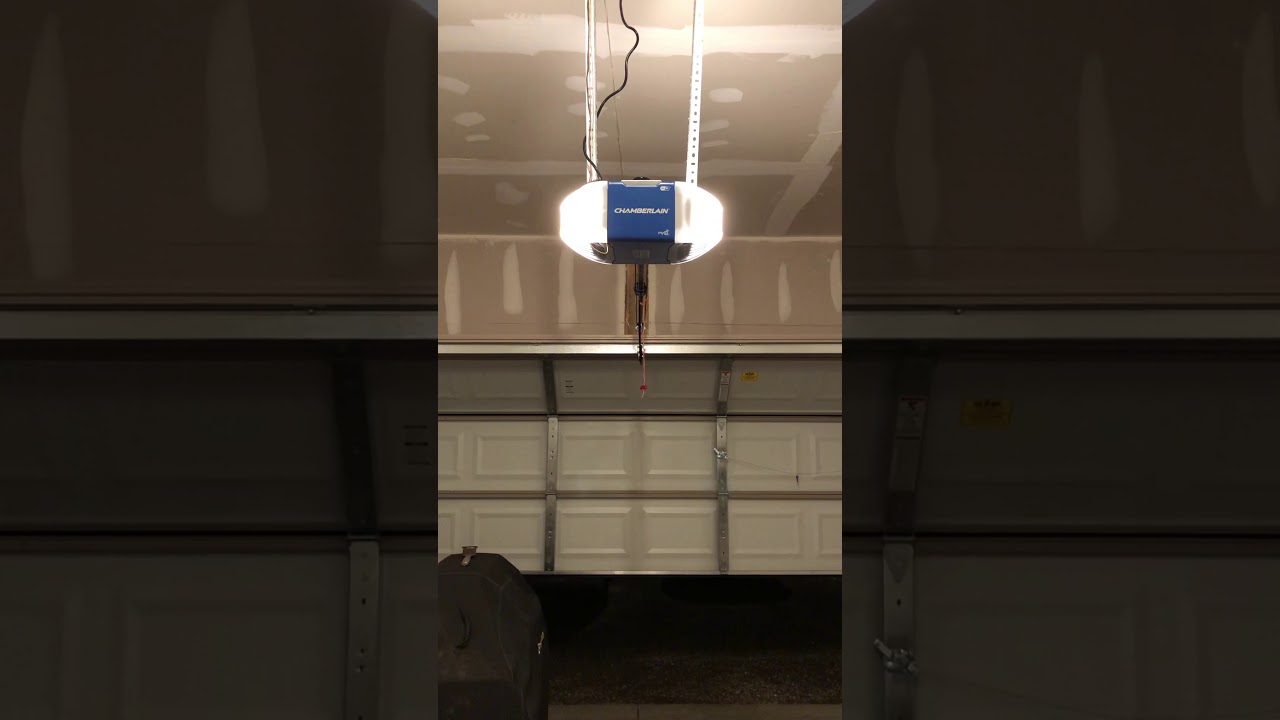 Chamberlain B750C installed for 12x7 ft Garage Door in Guelph - YouTube