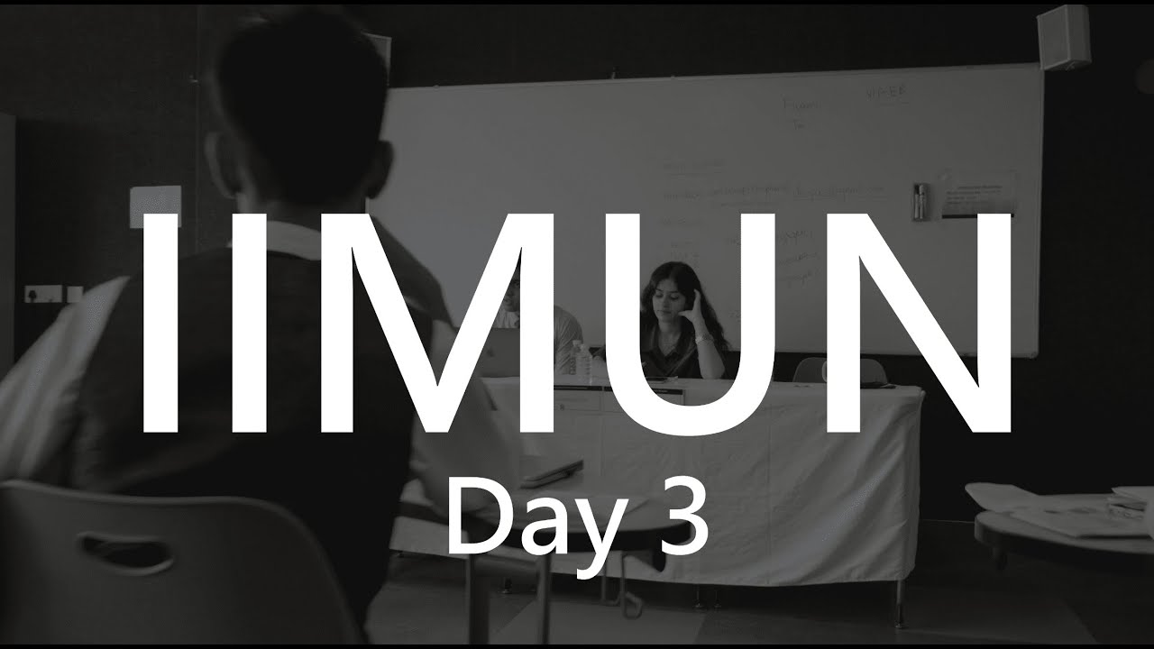 IIMUN Lucknow 2024 Day 3 - YouTube
