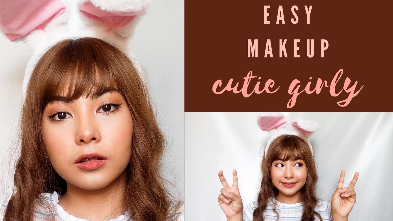 MAKEUP TUTORAIL | Easy look for everyday - Cutie Girly - YouTube