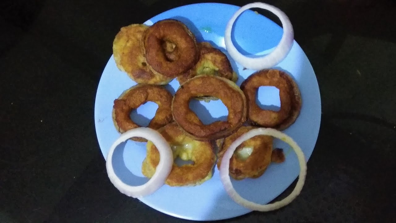 Onion Potato rings fry - YouTube