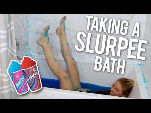 TAKING A SLURPEE BATH