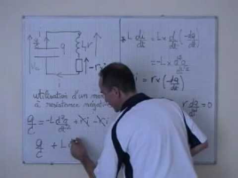 cours TS / électricité / ch8: circuit RLC montage à résistance négative ...