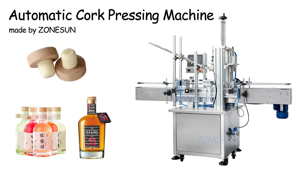 How to use ZS-XG16D1 Automatic Cap Pressing Machine With Cap Guide Rail - YouTube