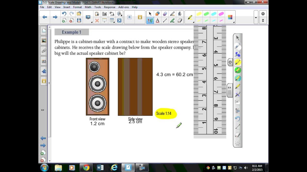 5 1 Scale Drawings and Models - YouTube