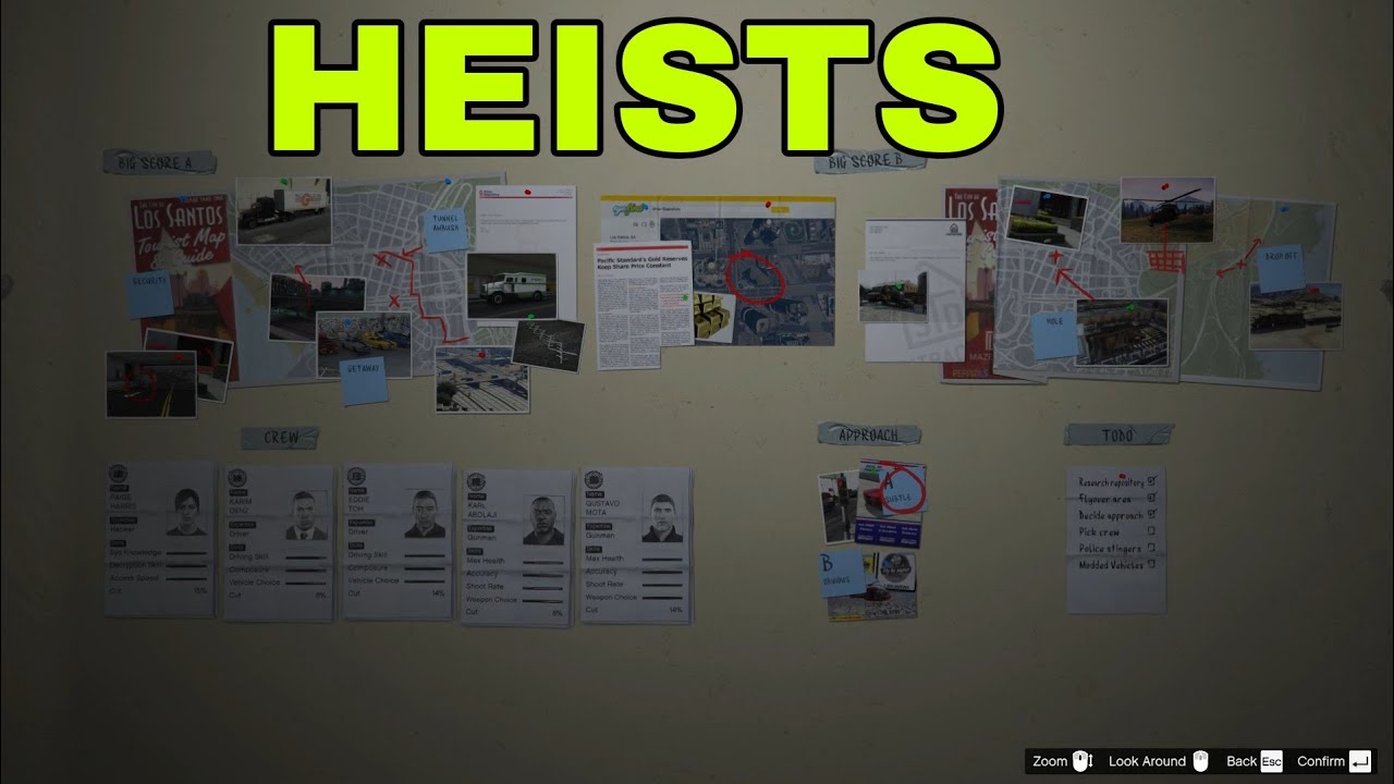 (HEISTS) MICHAEL FRANKLIN LEICESTER AND TREVOR PLANNING HEISTS (GTA V ...