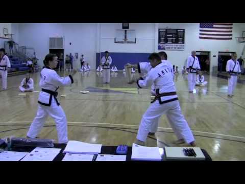360 Jump Spinning Back Kick Three Boards - YouTube