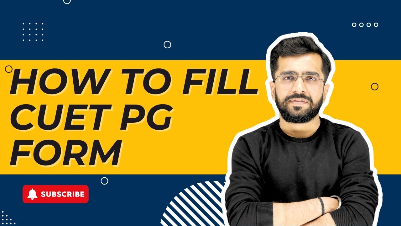 CUET PG 20226 FORM FILLING - YouTube