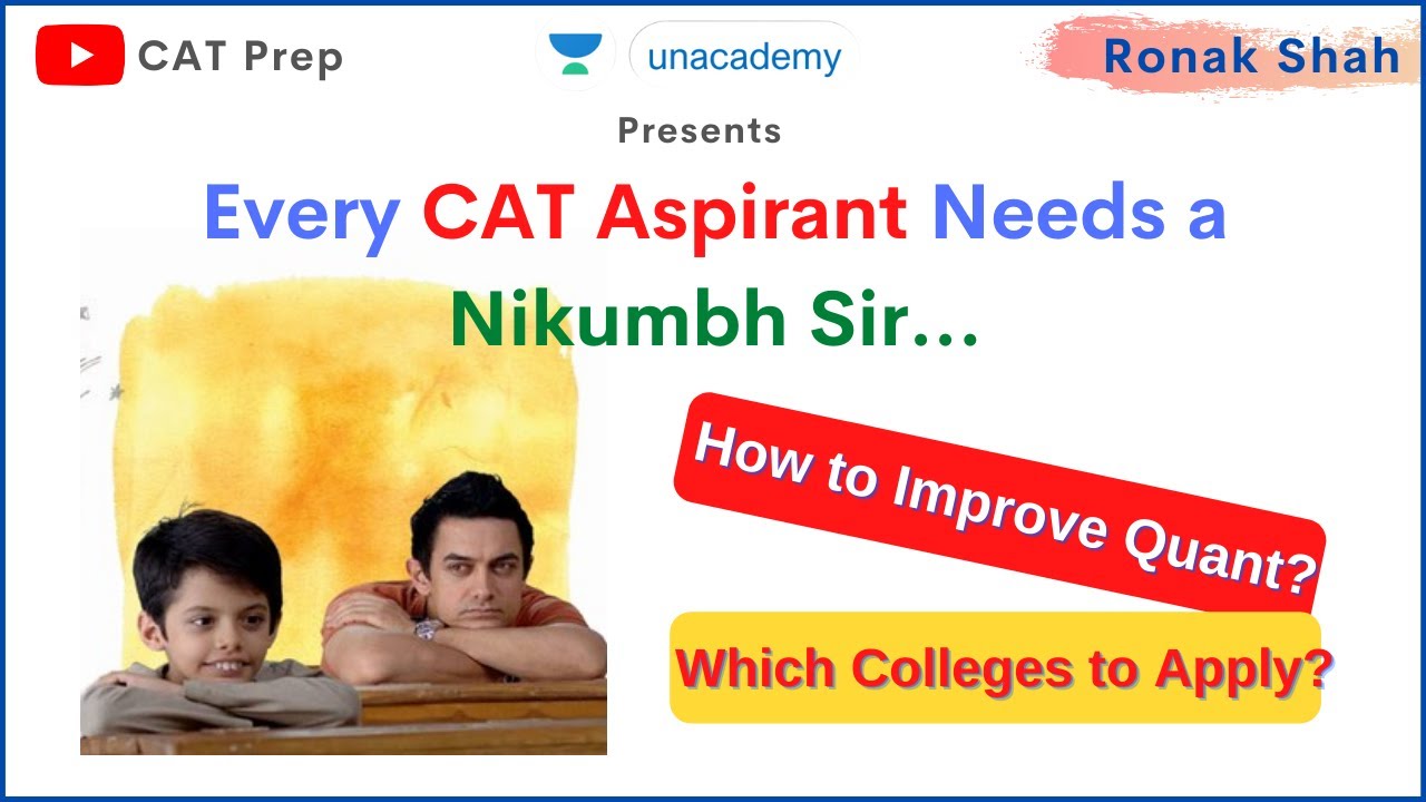 Every CAT Aspirant Needs a Nikumbh Sir | CAT Prep | GD-PI | Ronak Shah ...