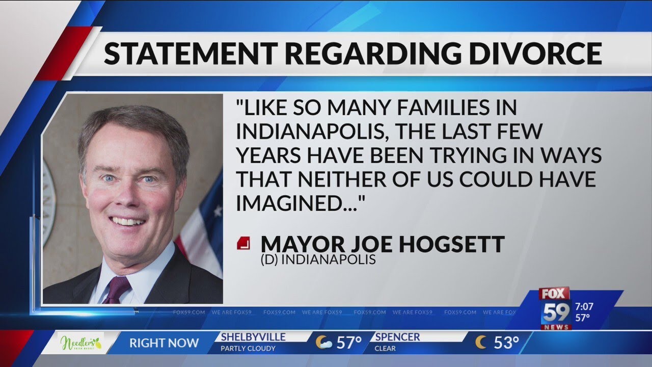 Mayor Joe Hogsett’s wife has filed for divorce - YouTube