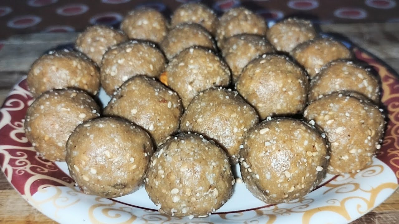 Til Mungfali Ladoo/Peanut and Sesame Seeds Laddu/Winter Special Recipe ...