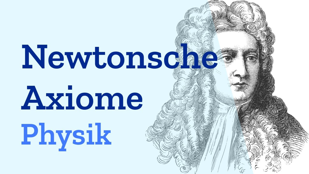 Die drei Newtonsche Axiome - Trägheitsprinzip / Aktionsprinzip / Wechselwirkungsprinzip (Reactio ...