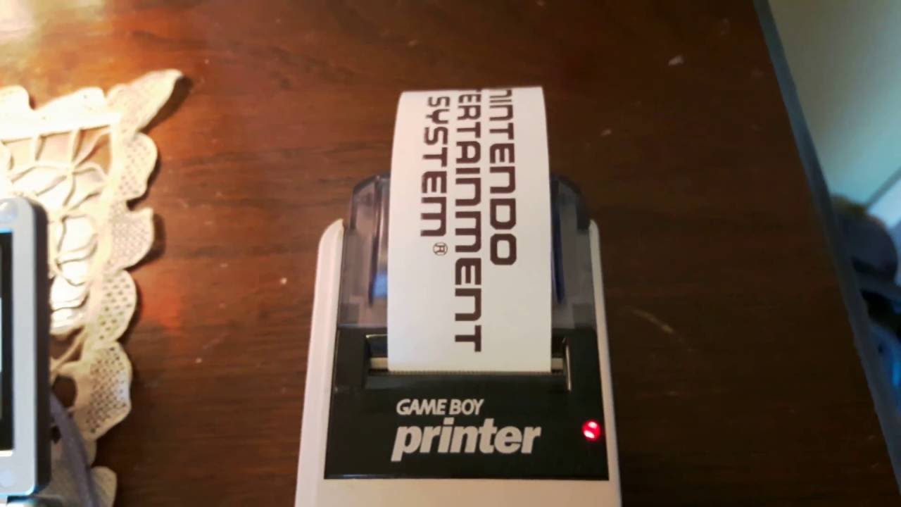 Game Boy Printer Demonstration - YouTube