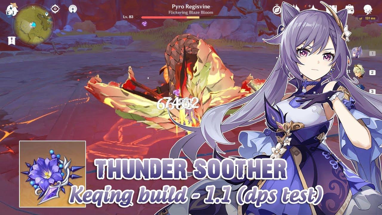 Genshin Impact - ThunderSoother Keqing DPS Test (1.1) - YouTube